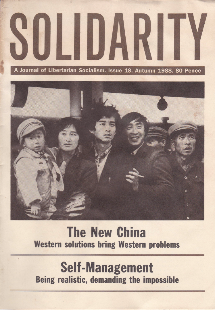 Solidarity Journal #18 Autumn 1988 | libcom.org
