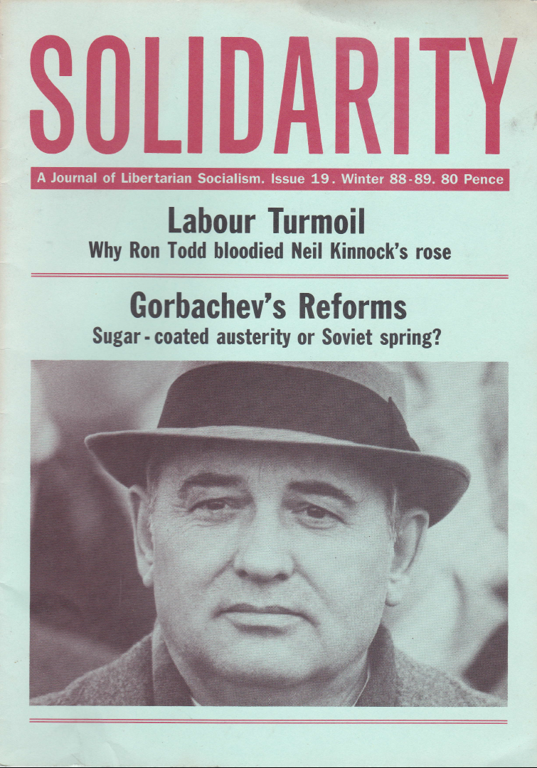 Solidarity Journal #19 Winter 1988/89 | libcom.org