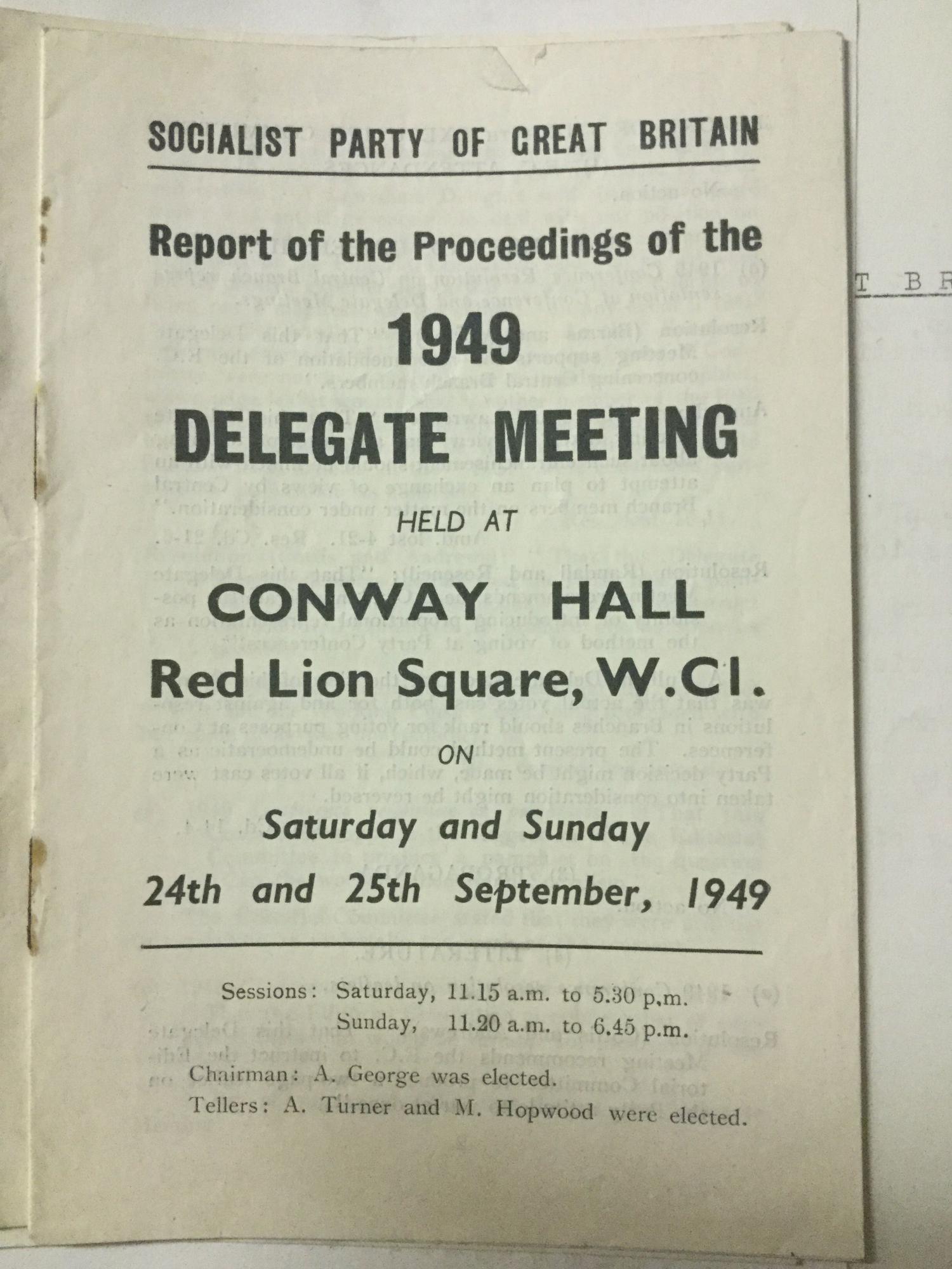 SPGB Conference and delegate meeting reports | libcom.org