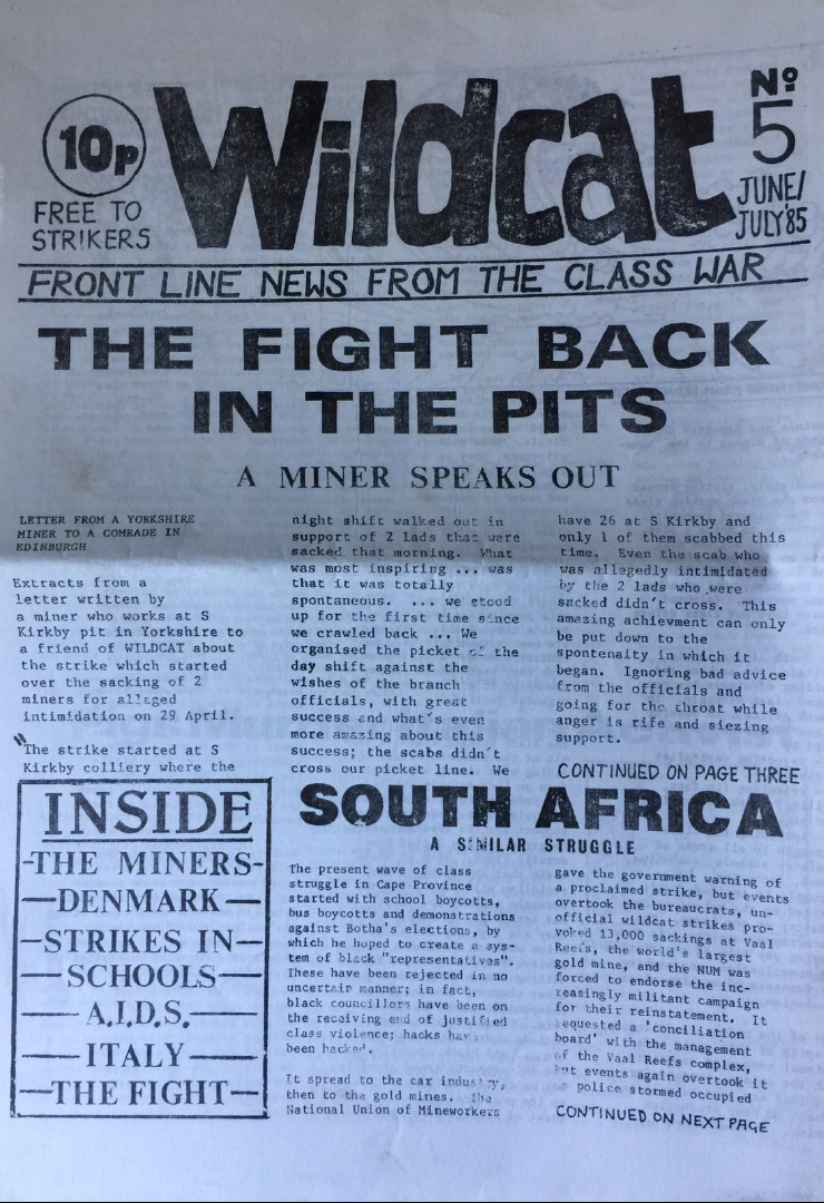 Wildcat UK #5 1985 | libcom.org