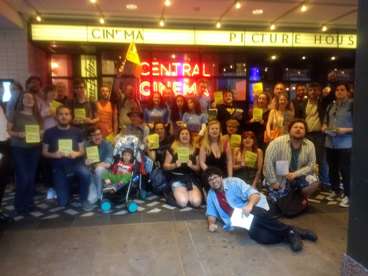 Picturehouse respond with violence to living wage protest | libcom.org