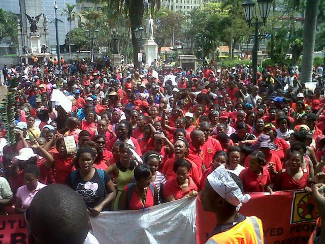 Abahlali baseMjondolo organise march of thousands in Durban in protest ...
