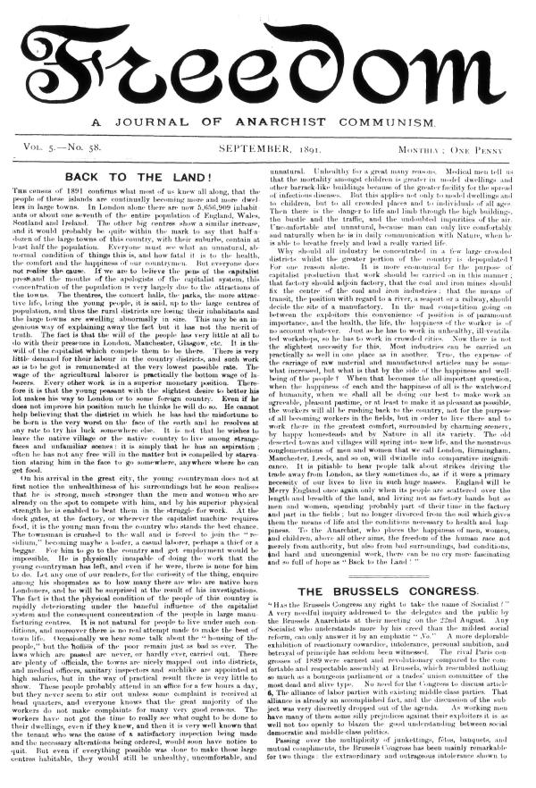 Freedom vol 5. no 58 (September 1891) | libcom.org