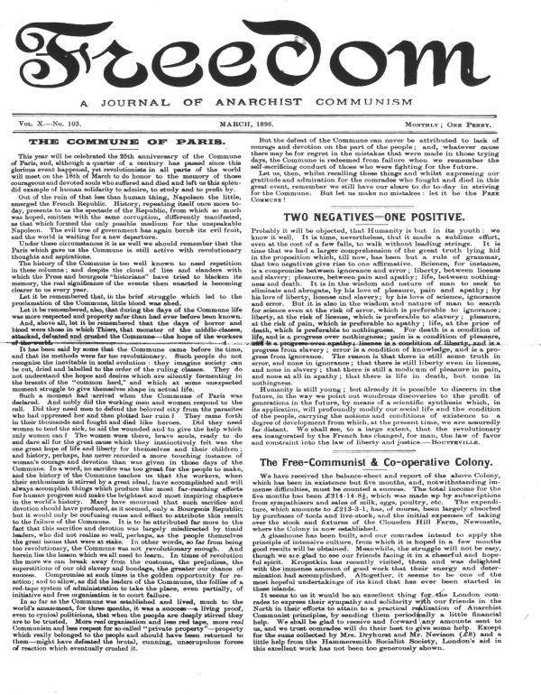 Freedom vol 10. no 103 (March 1896) | libcom.org