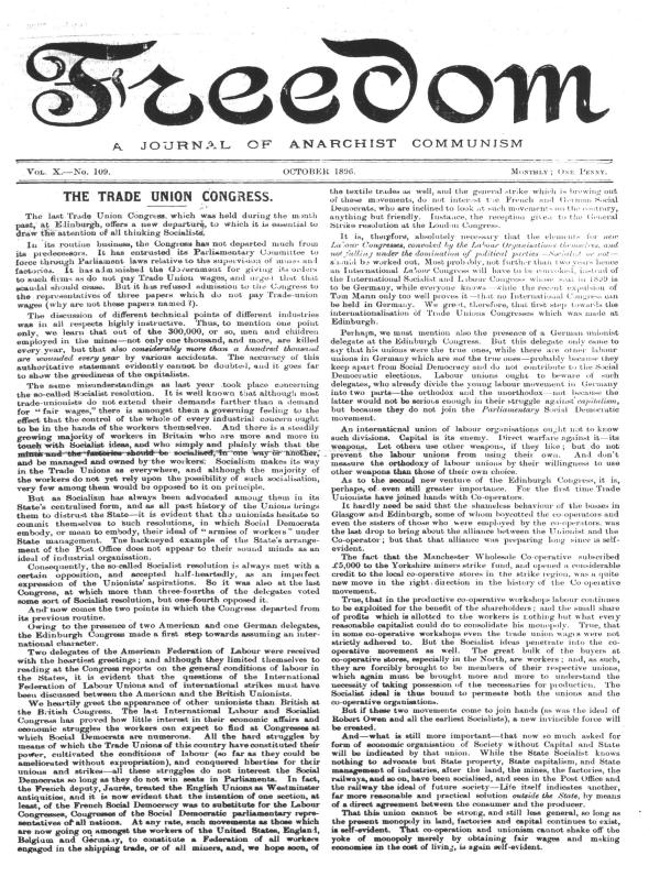 Freedom vol 10. no 109 (October 1896) | libcom.org