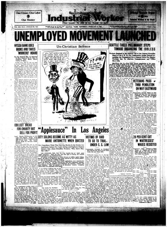 Industrial Worker (February 21, 1931)