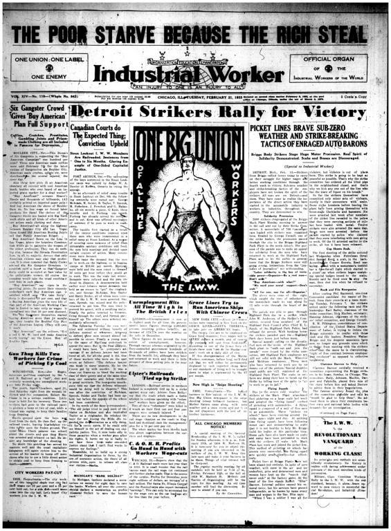 Industrial Worker (February 21, 1933) | libcom.org
