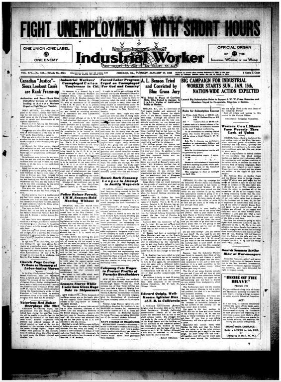 Industrial Worker (January 17, 1933) | libcom.org