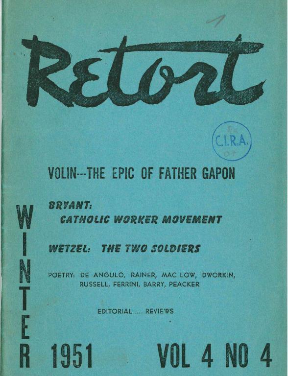 Retort Vol. 4, No. 4 (Winter 1951) | libcom.org