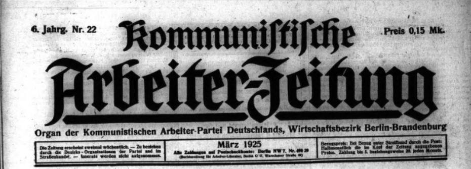 Karl Marx y la dictadura del proletariado Artículo del periódico ...